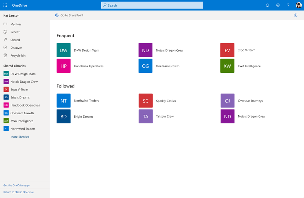 OneDrive for Business | new navigation in Shared Libraries – Hans ...