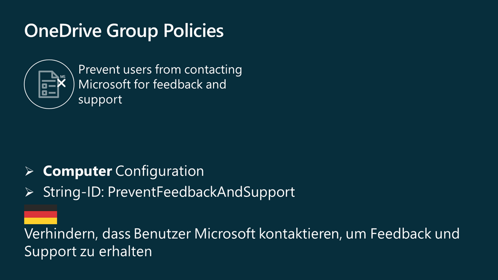 OneDrive | new Group Policy in 21.109.0530.0001 – Hans Brender's Blog